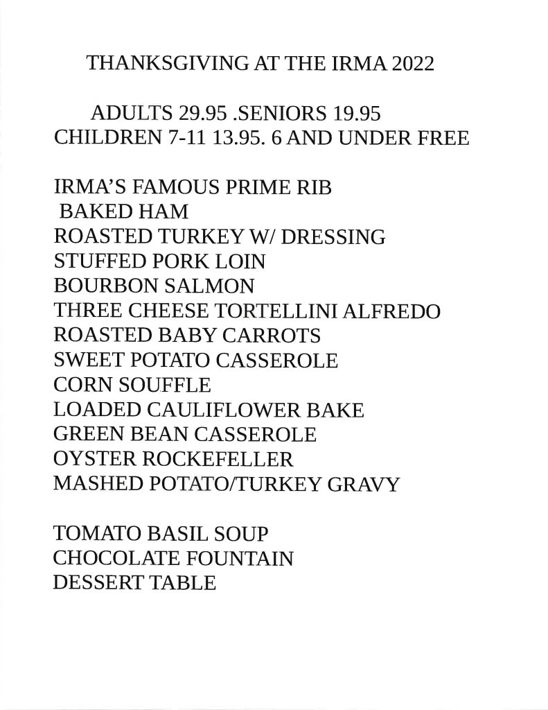 Dining | Buffalo Bill's Irma Hotel